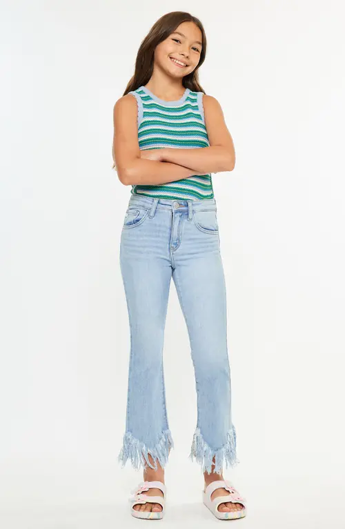 KANCAN Beth High-rise Cropped Bootcut Jeans