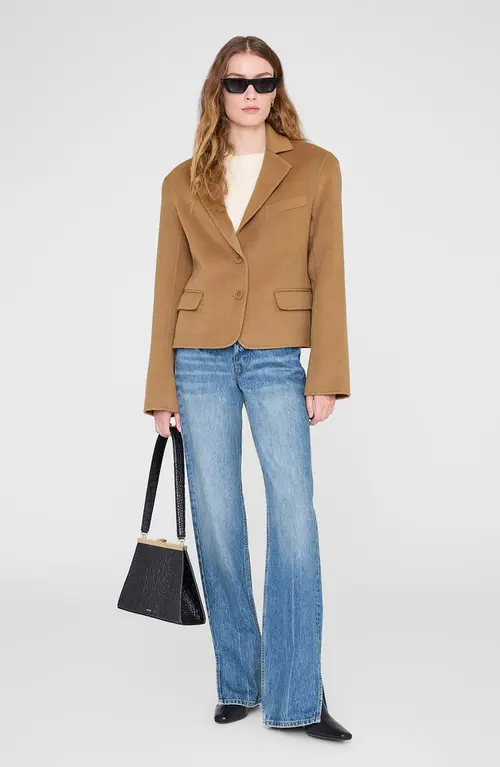 ANINE BING Etienne Cropped Blazer