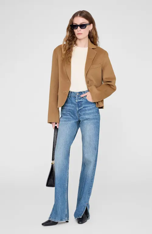 ANINE BING Etienne Cropped Blazer