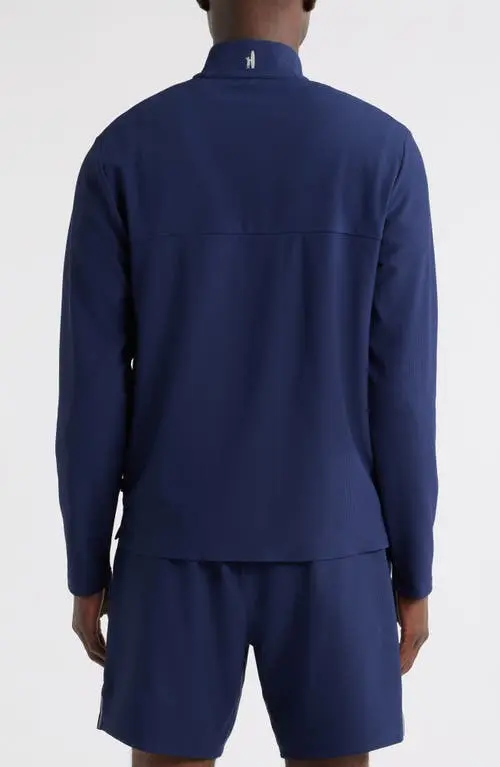 Johnnie-o Hoppin Rib Quarter Zip - Navy