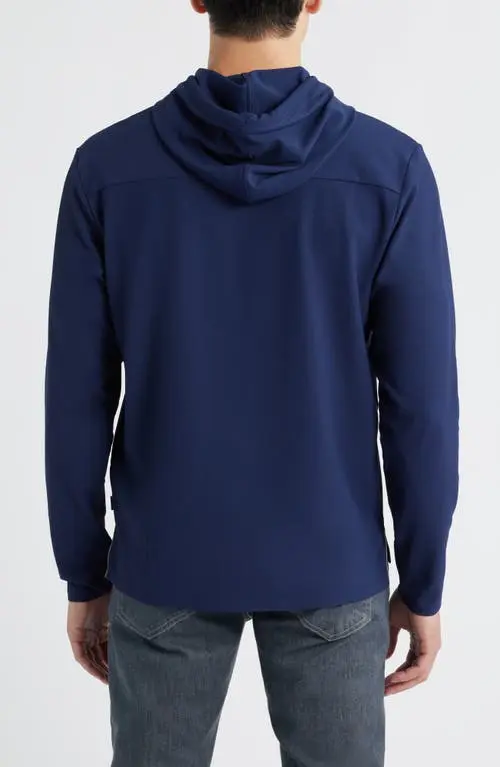 Johnnie-o Hoppin Ribbed Hoodie - Navy