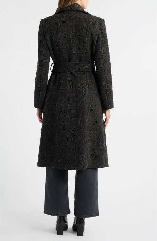 Bernardo Double-breasted Belted Coat