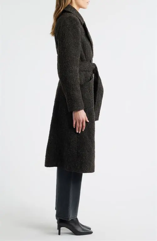 Bernardo Double-breasted Belted Coat