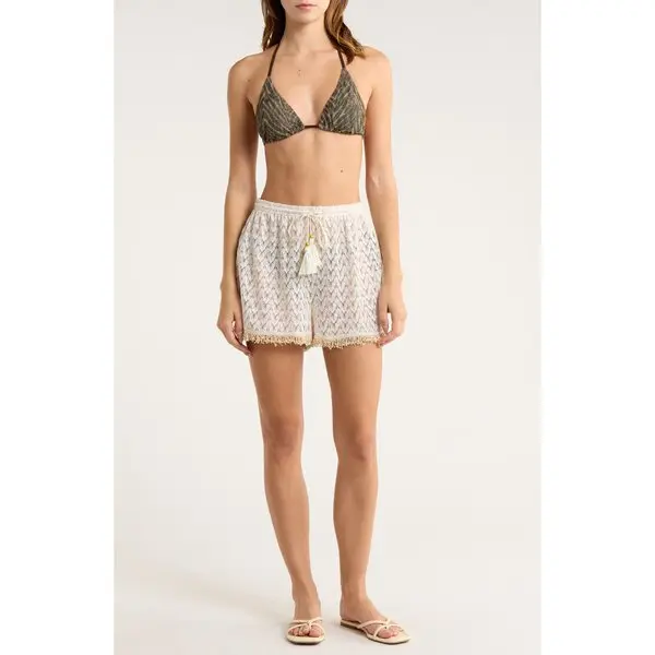 Ramy Brook Mina Zigzag Cover-up Shorts
