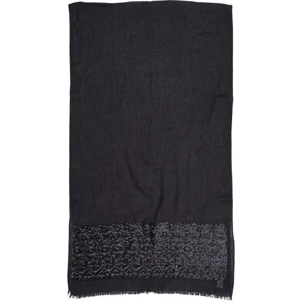 Echo Sequin Border Wrap - Black