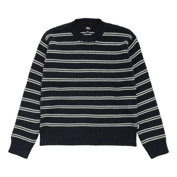 StÜssy Stripe Knit Crew