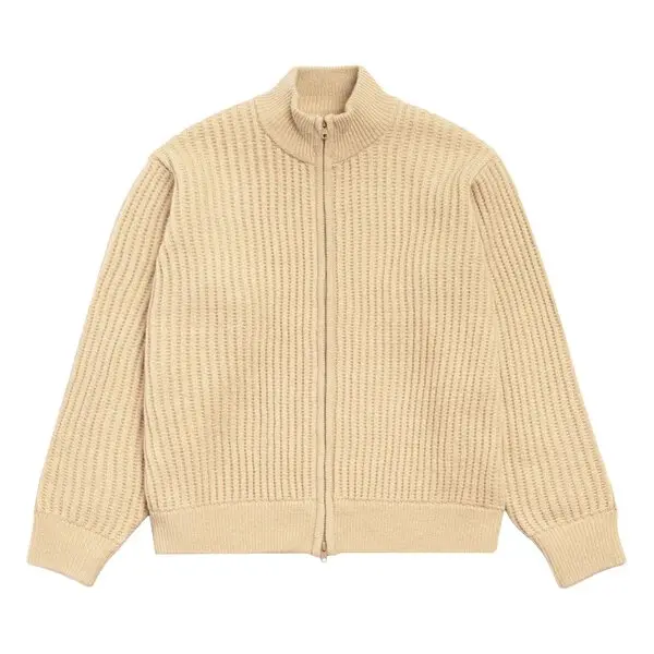 StÜssy Patch Zip Sweater - Tan
