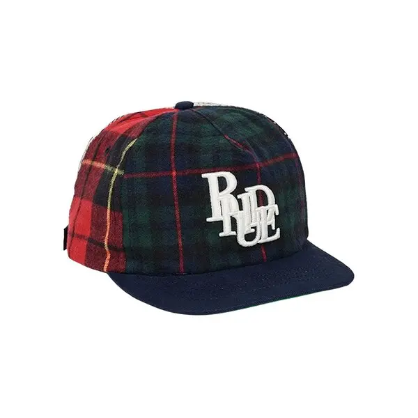 Rhude Multi Flannel Scramble Cap - White