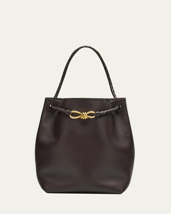 Bottega Veneta Leather Shoulder Bag - Fondant