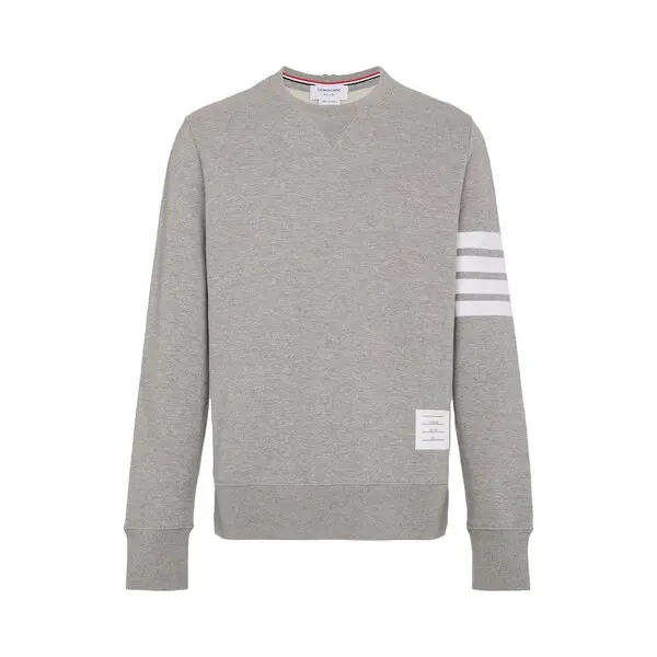 Thom Browne Classic Loopback Sweatshirt - Grey