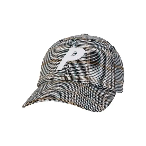 PALACE P 6-panel Houndstooth Cap - Black