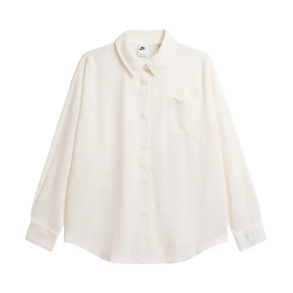 Nike Sportswear Oversized Jacquard Striped Button-down Shirt