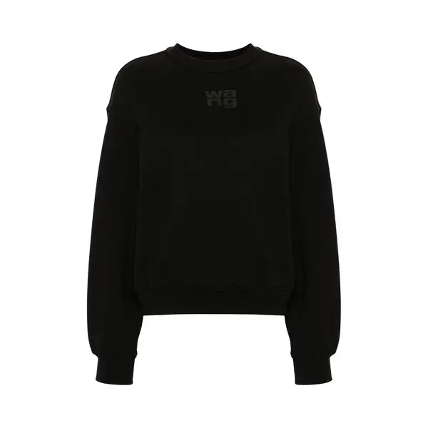 Alexander Wang Puff Paint Logo Terry Sweatshirt