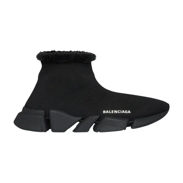 Balenciaga Recycled Speed 2.0 Sock Sneakers - Black
