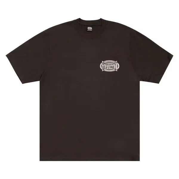StÜssy Champion Oval Tee - Black
