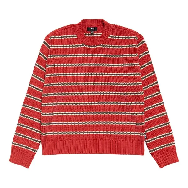 StÜssy Stripe Knit Crew