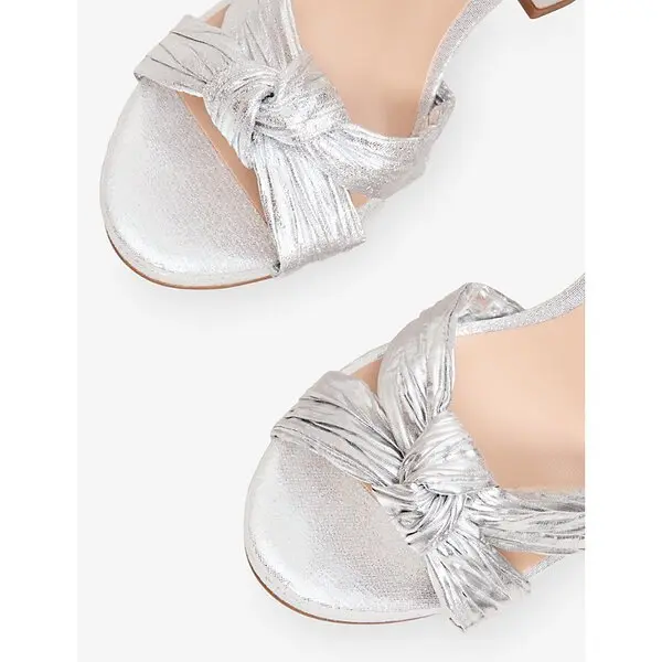 PHASE EIGHT Metallic Platform Sandal Heels