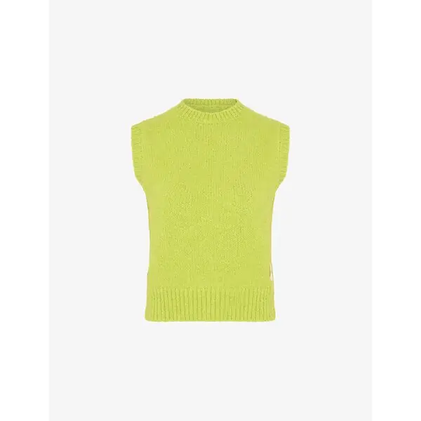 OMNES Logo-patch Knitted Vest