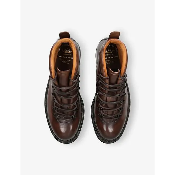 Officine Creative Artik Leather Ankle Boots