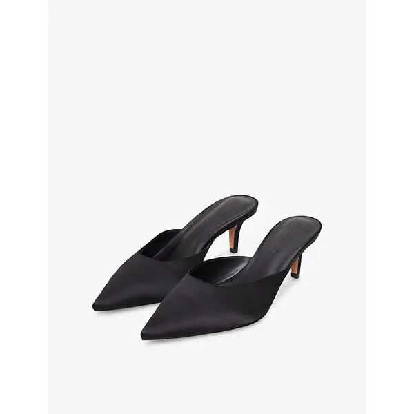 PHASE EIGHT Pointed-toe Heeled Mules
