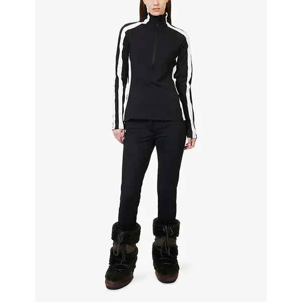 Goldbergh Meave Half-zip Ski Top - 9008 Black/white