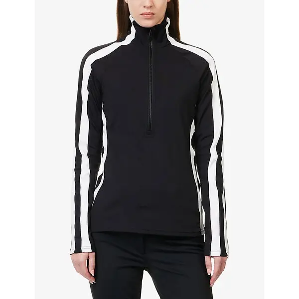 Goldbergh Meave Half-zip Ski Top - 9008 Black/white