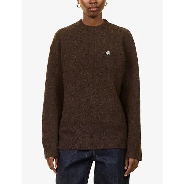 4TH & RECKLESS Embroidered Knitted Jumper