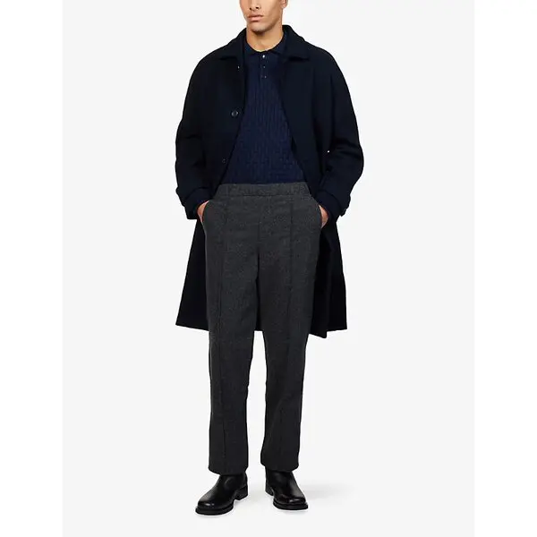PERCIVAL Arch Basket-weave Knitted Jumper