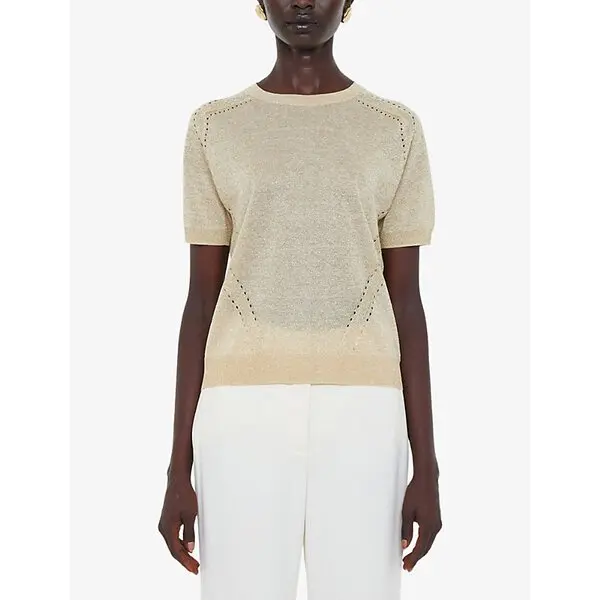 JOSEPH Lille Short-sleeved Knitted Top