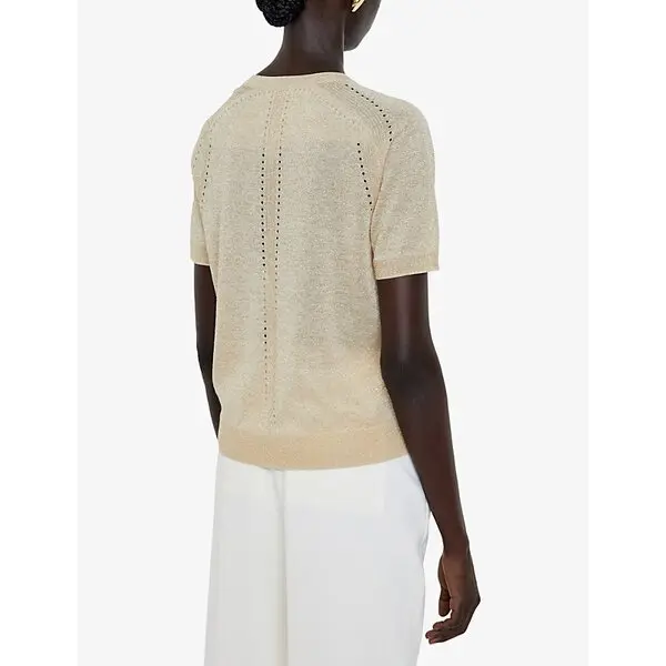 JOSEPH Lille Short-sleeved Knitted Top