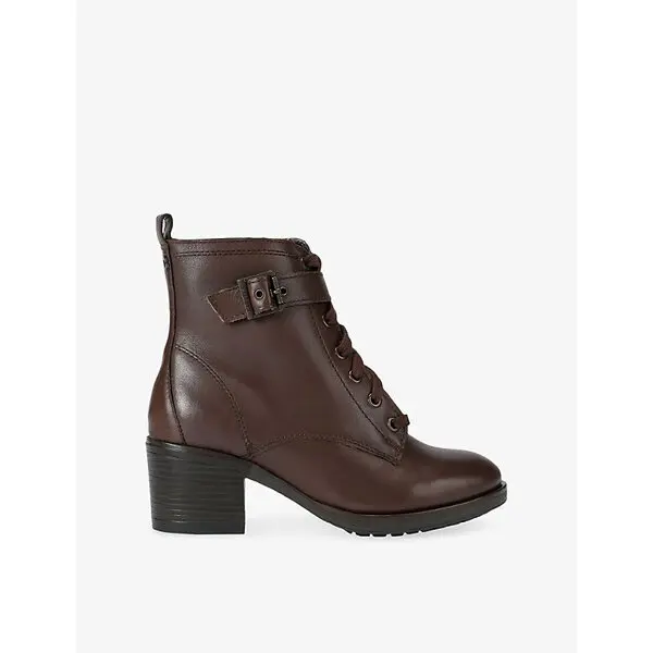 Carvela Snug Leather Heeled Ankle Boots