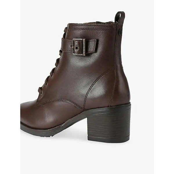 Carvela Snug Leather Heeled Ankle Boots