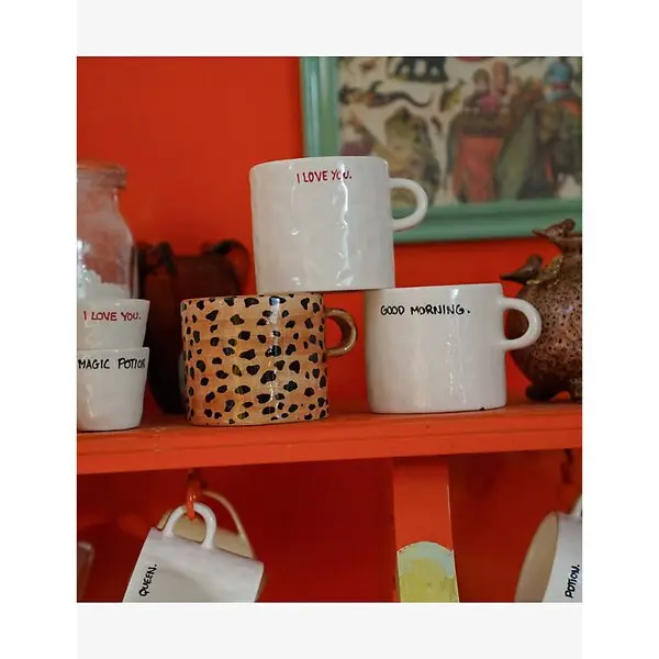ANNA + NINA Perfect Morning Ceramic Set Of Two Mugs