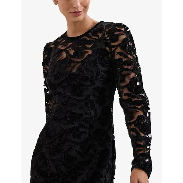 PHASE EIGHT Viktoria Lace Mesh Midi Dress