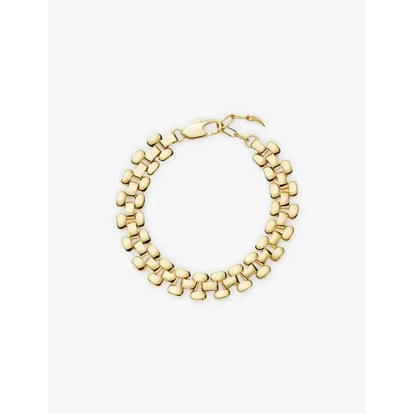 MISSOMA Timepiece Wide 18ct Yellow -plated Chain Bracelet - Gold