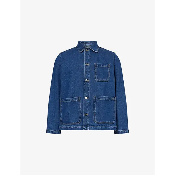 PERCIVAL Gove Chore Patch-pocket Denim Jacket