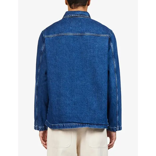 PERCIVAL Gove Chore Patch-pocket Denim Jacket