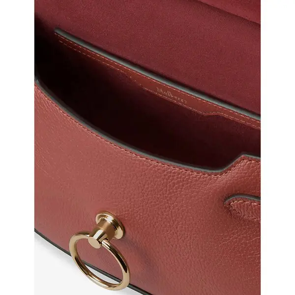 Mulberry Small Amberley Leather Satchel - Rust