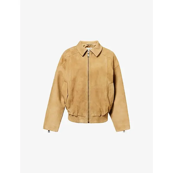 Dissh Suede Bomber Jacket
