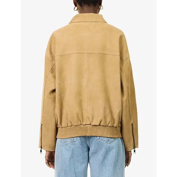 Dissh Suede Bomber Jacket