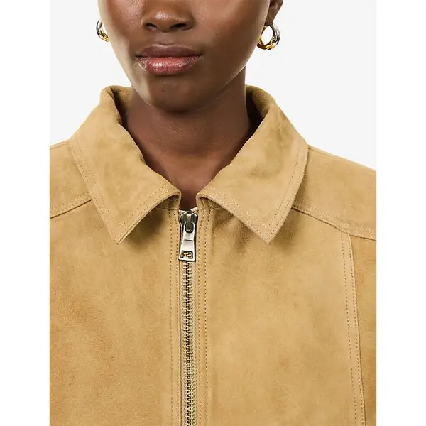 Dissh Suede Bomber Jacket