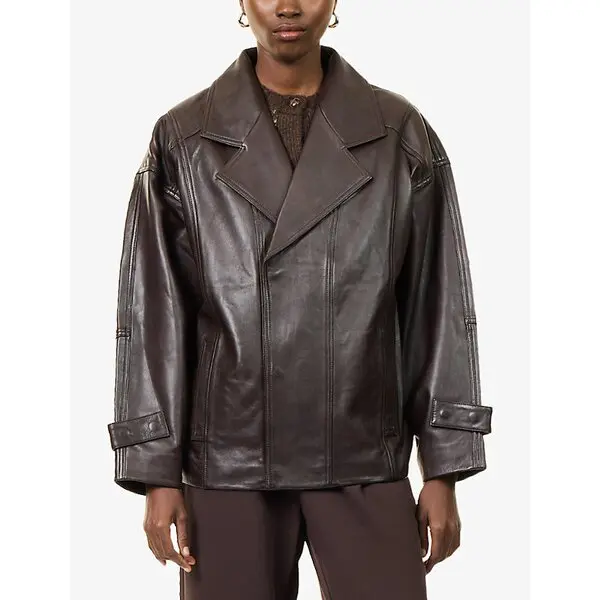 Dissh Relaxed Leather Jacket