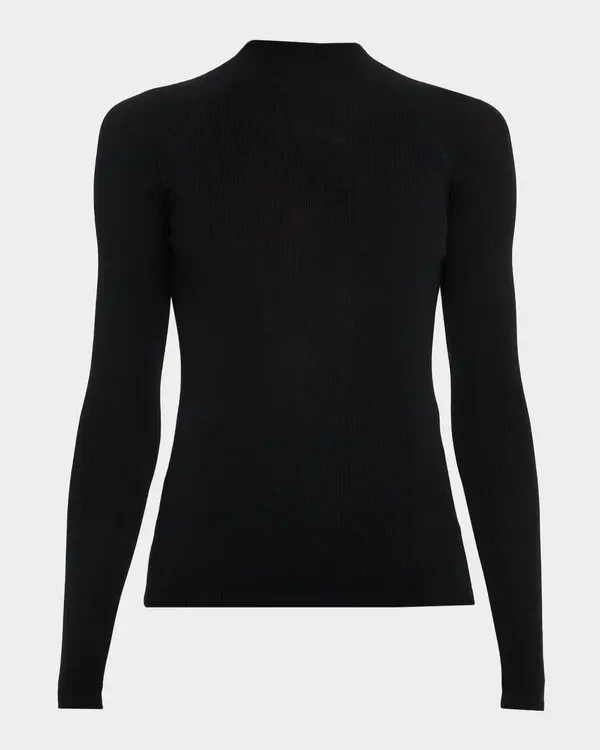 Majestic Filatures Merino Silk Micro Rib Knit T-shirt