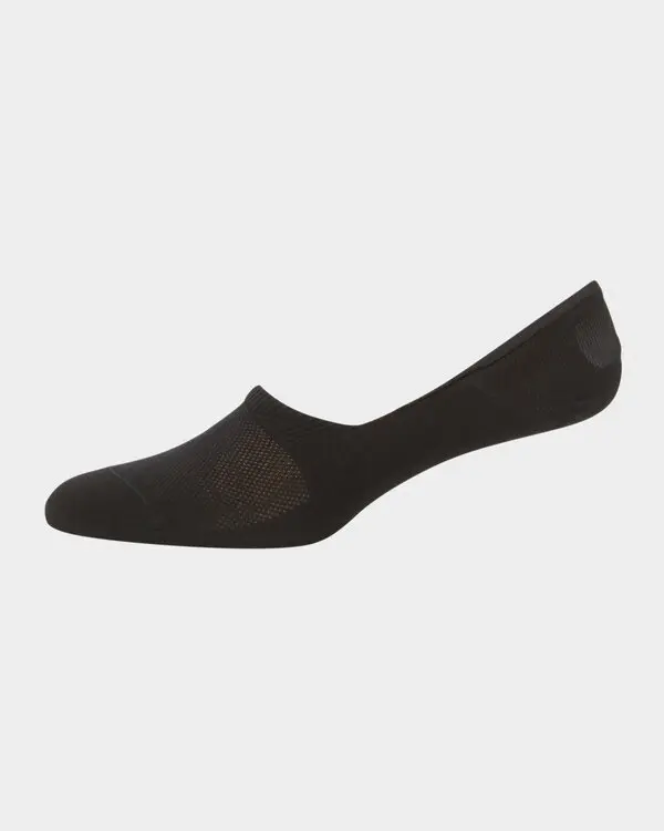 Pantherella Seville Short Invisible Socks - Black