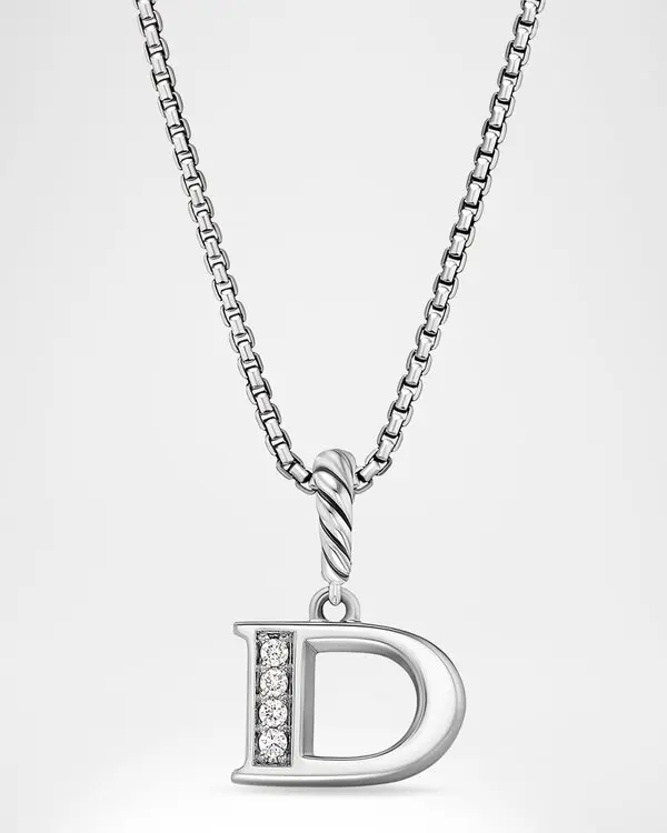 David Yurman Initial Pendant Necklace - Initial D