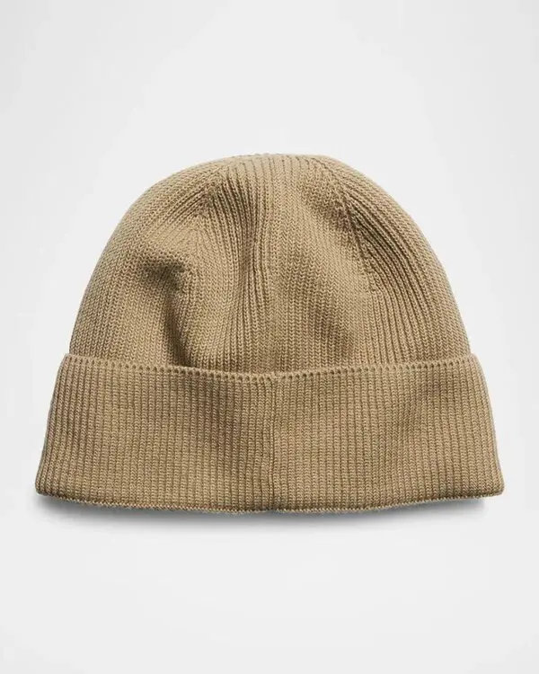 Canada Goose Rib-knit Cotton Beanie - Tan