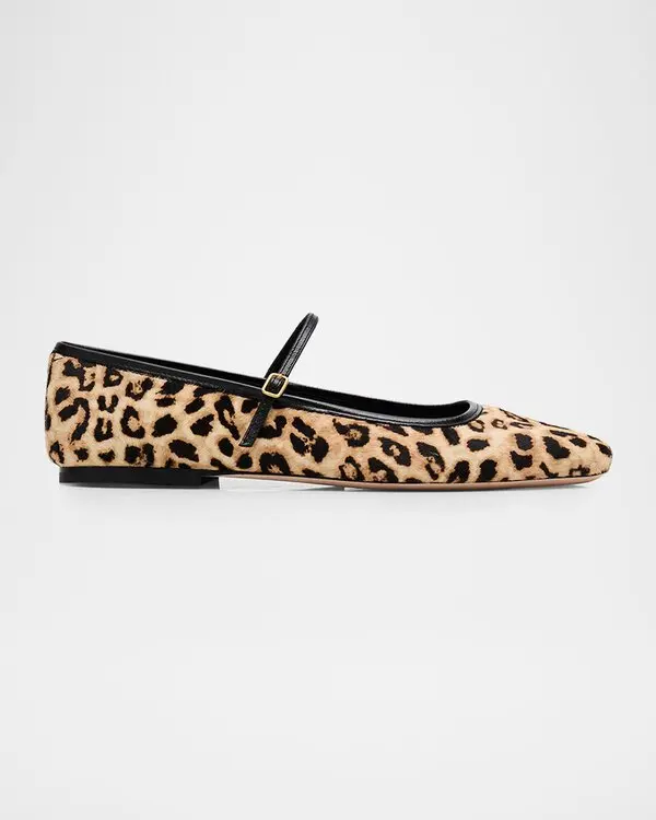 Veronica Beard Ellie Leopard-print Ballet Flats - Leopard Bl