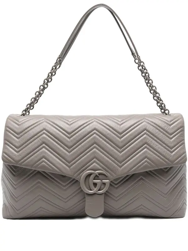 Gucci Gg Marmont Maxi Leather Shoulder Bag
