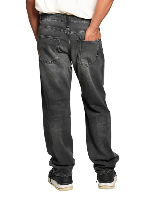 AMISH SUPPLIES Distressed Straight-leg Jeans