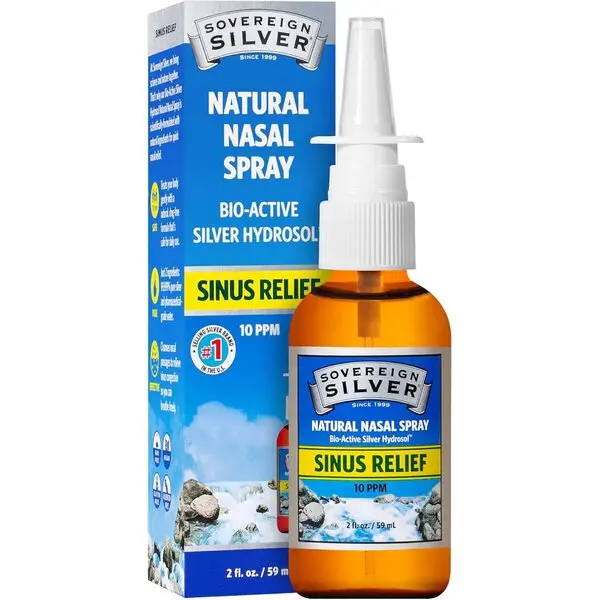 BEAUTIFIEDYOU Sovereign Silver Bio-active Silver Hydrosol Sinus Relief 59 Milliliters - One-color